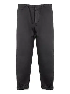 JIL SANDER Elasticated-waistband Zip-cuff Trousers - Black