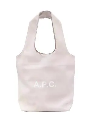 A.p.c. Logo-print Tote Bag - Neutrals