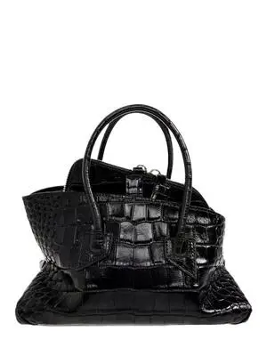 Attico La Passeggiata Mini Top Handle Bag - Black