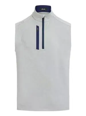 Rlx Ralph Lauren Quarter-zip Vest - Grey