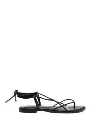 A.emery Odine Lace-up Sandals - Black