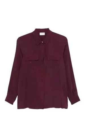 Marella Festoso Button-up Shirt With Chest Pockets - Red