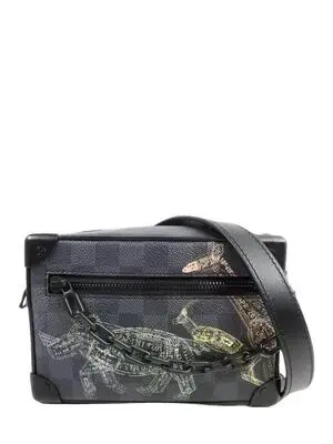 LOUIS VUITTON Damier Graphite Soft Trunk Shoulder Bag - Black