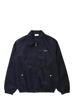 Drole De Monsieur Logo-print Zip-up Jacket - Blue