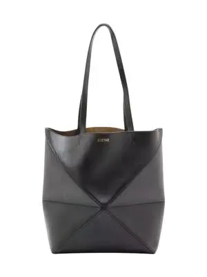 Loewe 2023 Medium Puzzle Fold Tote Bag - Black
