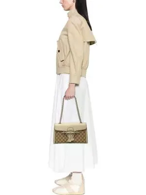 Gucci Medium Gg Canvas Emily Shoulder Bag - Neutrals