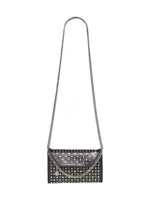 Stella McCartney Falabella Studded Shoulder Bag - Black