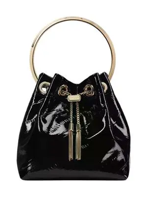 JIMMY CHOO Bon Bon Bucket Bag - Black