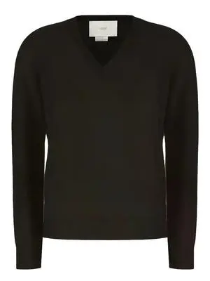 VANISE V-neck Cashmere Sweater - Black