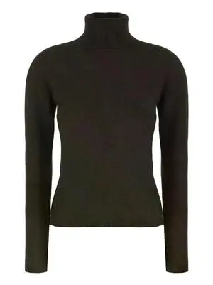 VANISE Roll-neck Cashmere Sweater - Brown