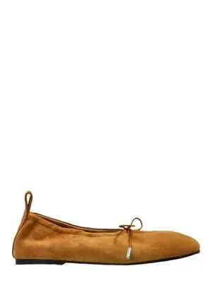 ALOHAS Rosalind Suede Ballet Flats - Neutrals