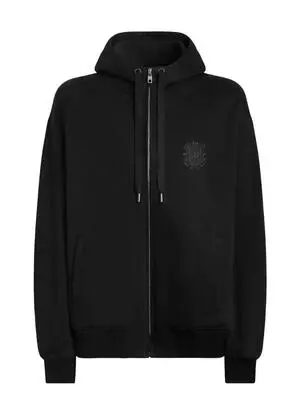 Dolce & Gabbana Cotton Hooded Sweatshirt - Black