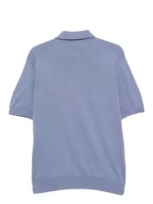 Zegna Short-sleeve Polo Shirt - Blue