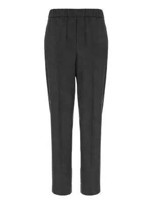 Peserico Bead-embellished Trousers - Grey