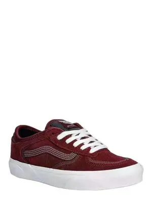 VANS Rowley Suede Sneakers - Red