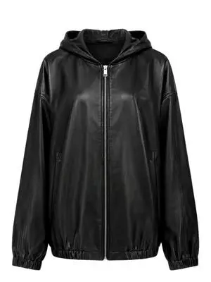 ARMA Hooded Zip-up Jacket - Black