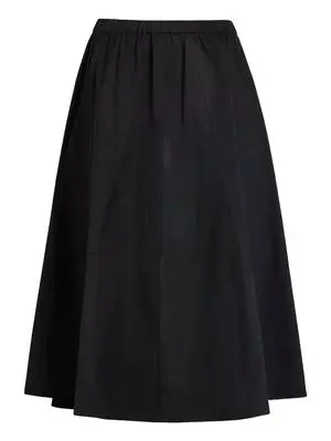 Vince Elasticated-waist Maxi Skirt - Black