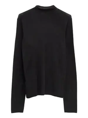 THE ROW Long-sleeve Top - Black