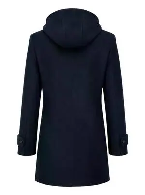 YVES SALOMON Double-sided Hooded Coat - Blue