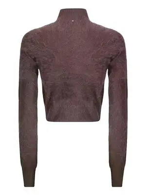 Sportmax High-neck Cashmere Sweater - Brown