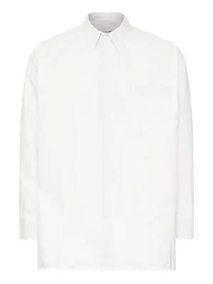 MAISON MARGIELA Cotton Poplin Shirt - Neutrals