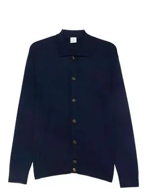 Eleventy Button-fastening Cardigan - Blue