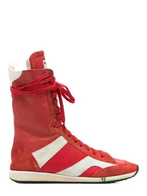 Patrizia Pepe Racing Skin '93 Sneakers - Red