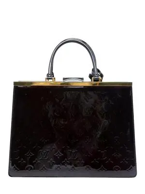 LOUIS VUITTON 2013 Monogram Vernis Deesse Gm Handbag Purple