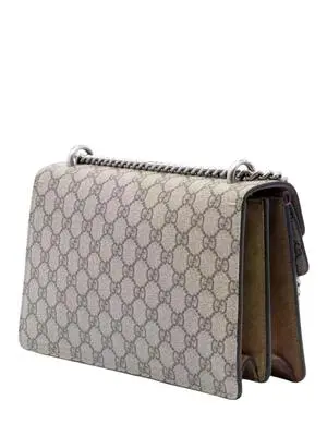 Gucci 2016-2026 Medium Gg Supreme Dionysus Shoulder Bag - Neutrals