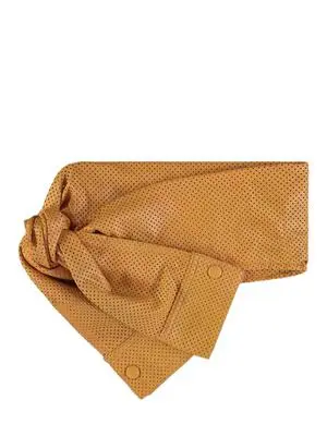 Cédric Charlier Perforated-design Belt Bag - Neutrals