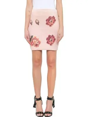 Alexander McQueen Tapestry Jacquard Mini Skirt - Pink