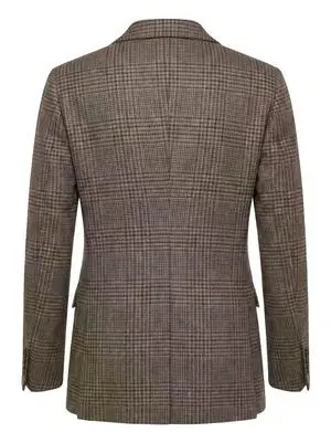 Tagliatore Jasmine Double-breasted Check-pattern Blazer - Brown