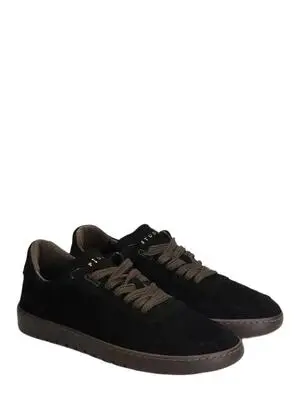 PIUMHA STUDIO Low-top Suede Sneakers - Black