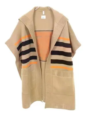 Burberry Tb-logo Hooded Cardigan - Neutrals