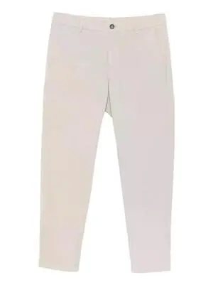 Eleventy Slim-fit Chino Trousers - Neutrals