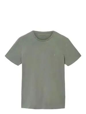 ALLSAINTS Embroidered-logo Slim-fit T-shirt - Green