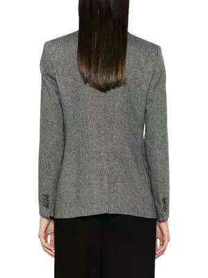 Tagliatore Herringbone Double-breasted Jacket - Grey