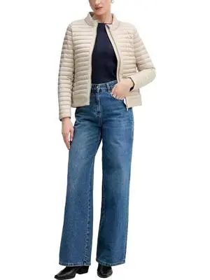 SAVE THE DUCK Zip Puffer Jacket - Neutrals