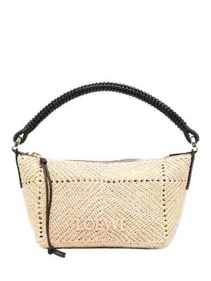 Loewe Paula's Ibiza Logo-embroidered Clutch Bag - Neutrals