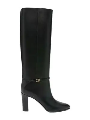 Valentino Garavani Knee-high Block Heel Boots - Black