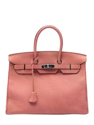 Hermès 2013 Togo Birkin Retourne 35 Handbag - Pink