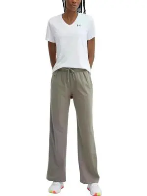 Under Armour Drawstring-waist Logo-print Track Pants - Grey