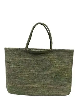 SOPHIE DIGARD Woven-effect Tote Bag - Green
