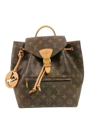 LOUIS VUITTON Montsouris Monogram Backpack - Brown