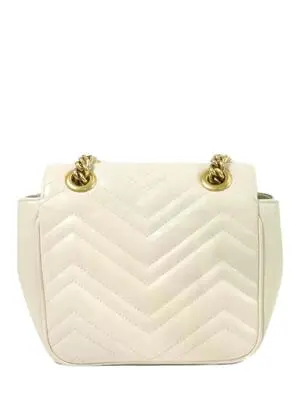 Gucci Mini Gg Marmont Shoulder Bag - Neutrals
