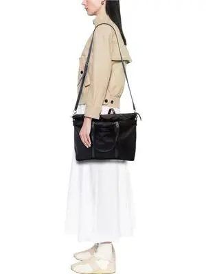 Gucci 2016-2026 Gg Nylon Satchel - Black