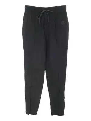 Burberry Logo-embroidered Jogger Style Trousers - Black