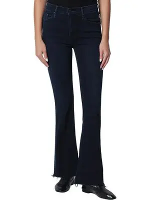 MOTHER Dark The Weekender Fray Jeans - Blue