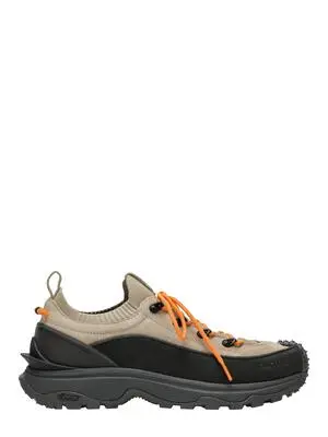 Moncler Trailgrip Lite3 Sneakers In Suede And Nubuck - Beige