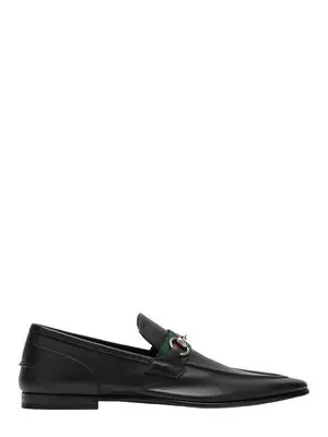 Gucci Como Leather Loafers - Black